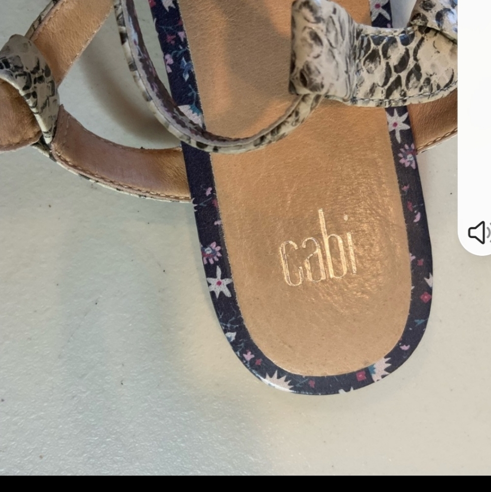 Cabi Athena Gladiator Snake, Reptile Skin Print Strap… - Gem